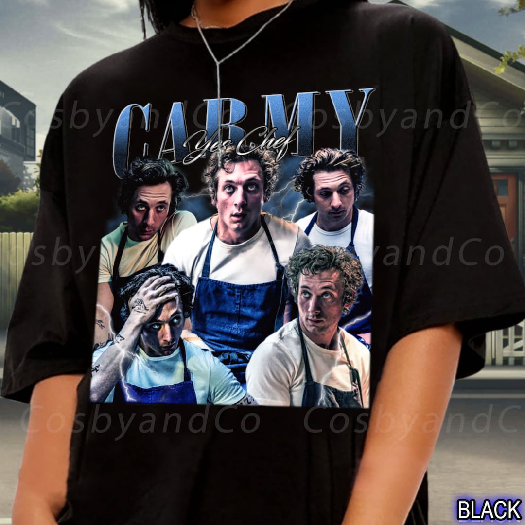 Carmy the Bear Yes Chef Vintage T-shirt, Gift for Women and Man Unisex ...