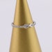 Silver 925 Subtle Ring With White Zircon Infinity, Band Ring, Silver ...