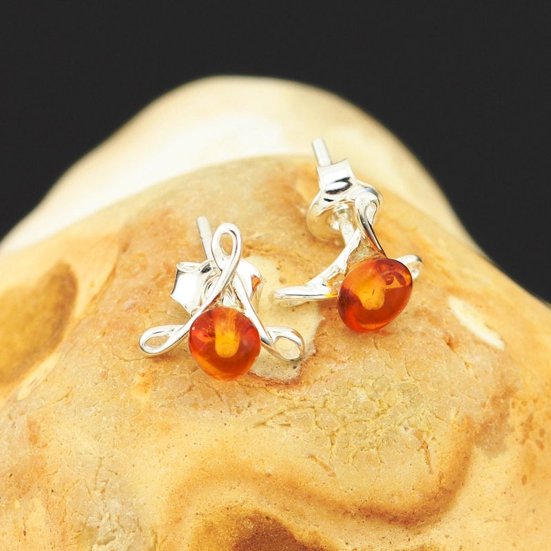 Amber Earrings - Etsy