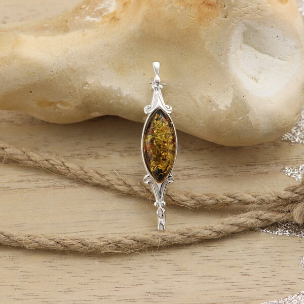 Amber Pin - Etsy