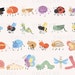 Bug & Insect Clipart Set PNG, Animal Illustration | Digital Instant ...
