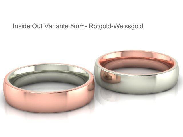 Weddingring Design2100-inside Out-modern Weddingring-innovative Design ...