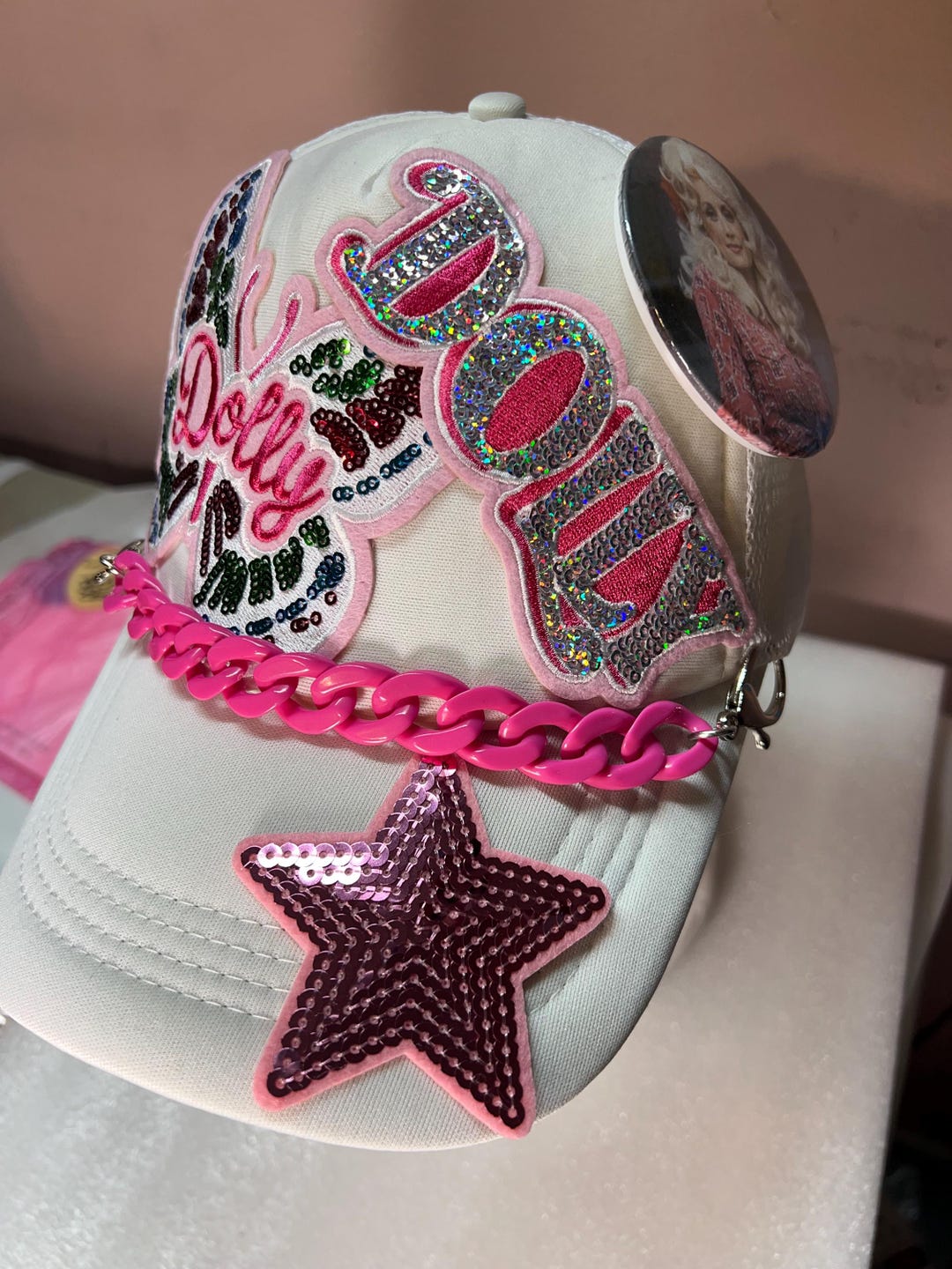 Dolly Parton Inspired Bling Trucker Hat - Etsy