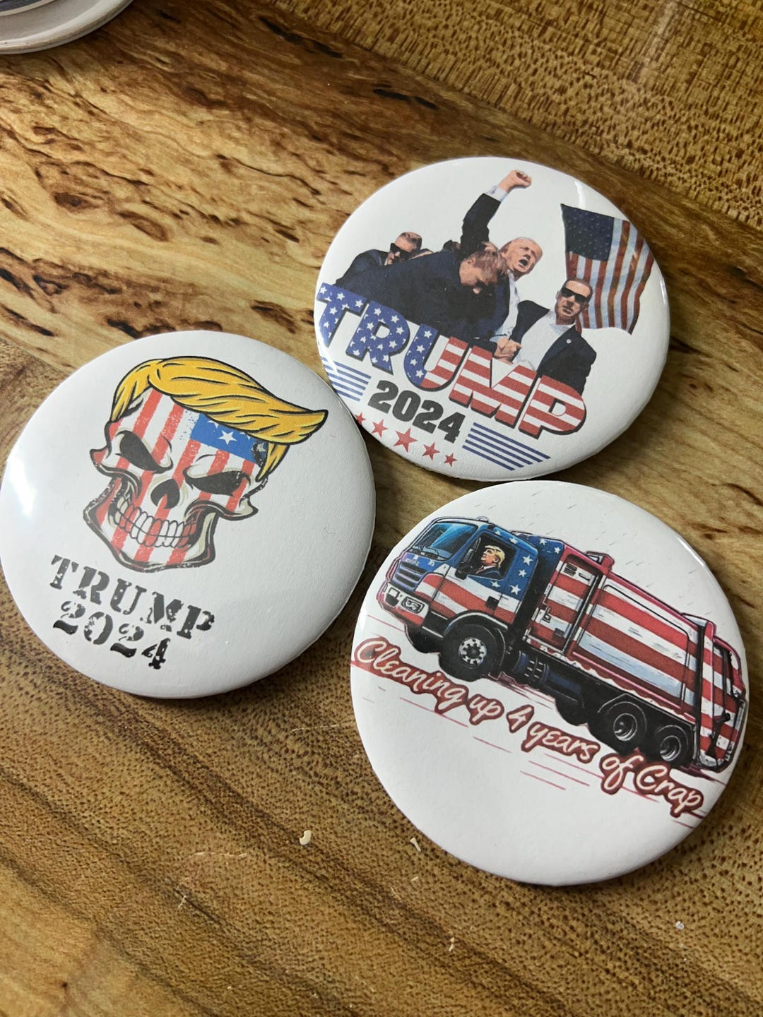 Donald Trump Inspired 3 Inch Button/badge Set. - Etsy