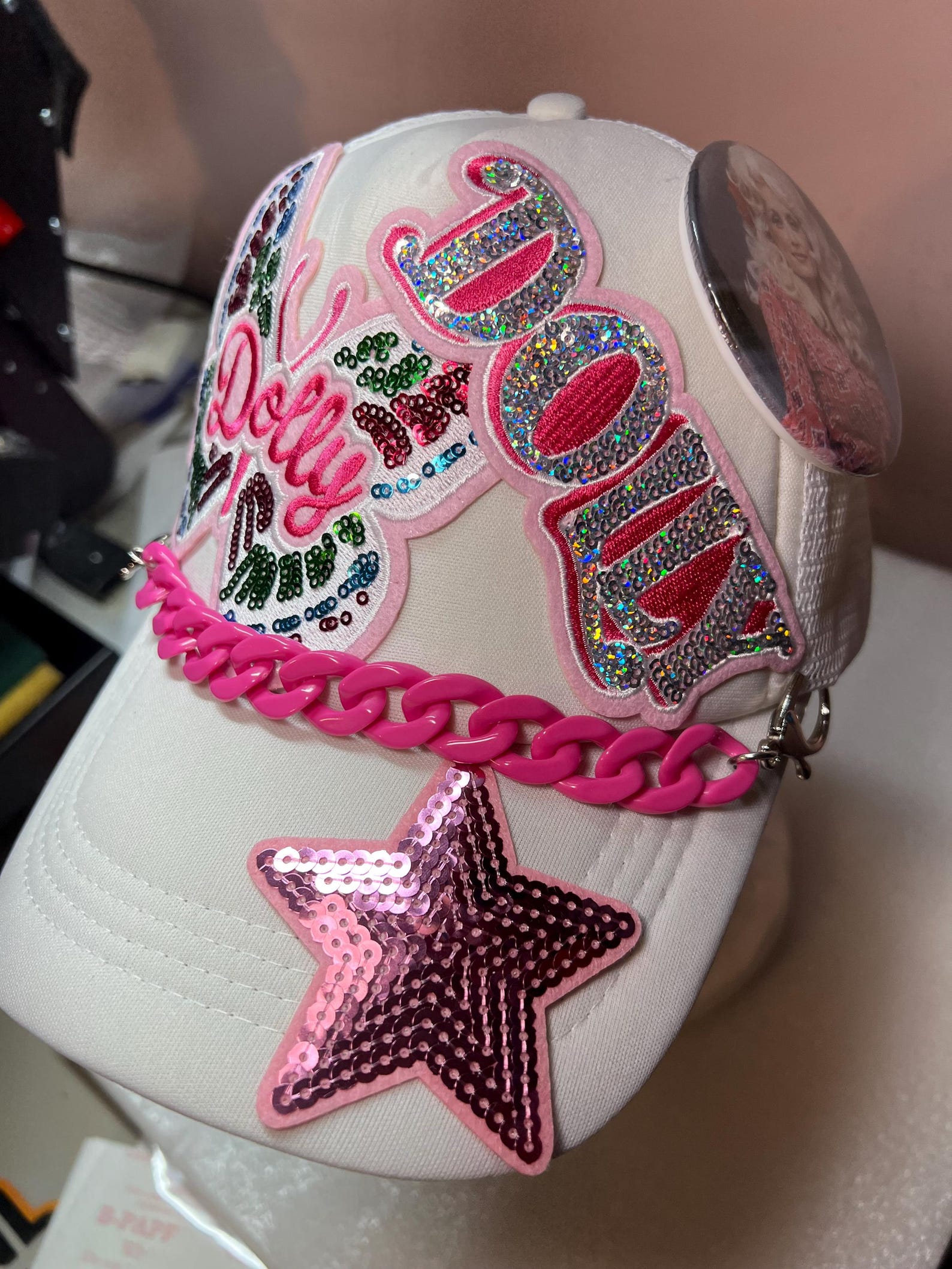 Dolly Parton Inspired Bling Trucker Hat - Etsy