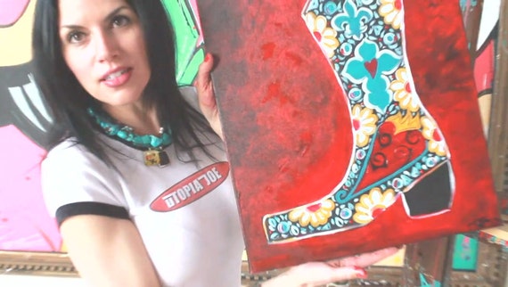 Bedazzled Boot Templates | Etsy