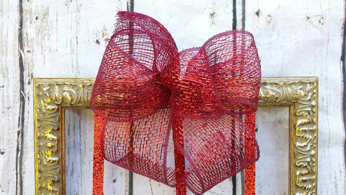 8x10 Gold Frame with Christmas Ornaments Wall Hanging | Etsy