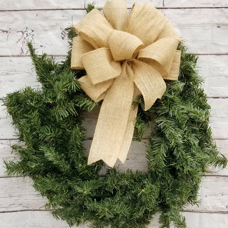 Large Burlap Bow - Etsy