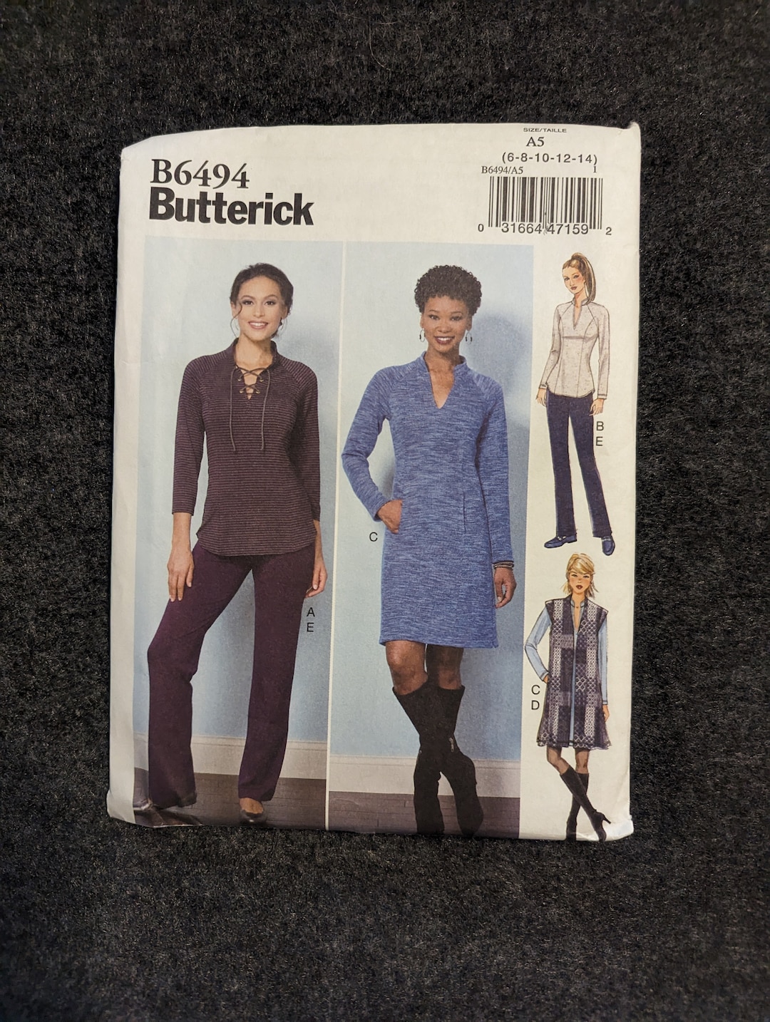 Butterick Sewing Pattern B6494 New Uncut 6494 - Etsy