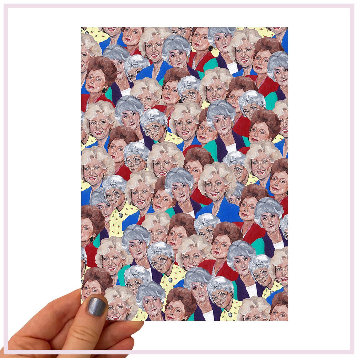 A5 Print The Golden Girls Pattern | Etsy