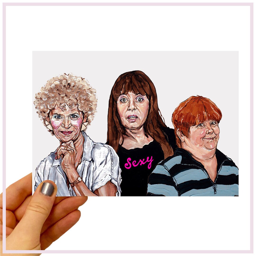 A5 Print Kath & Kim and Sharon - Etsy