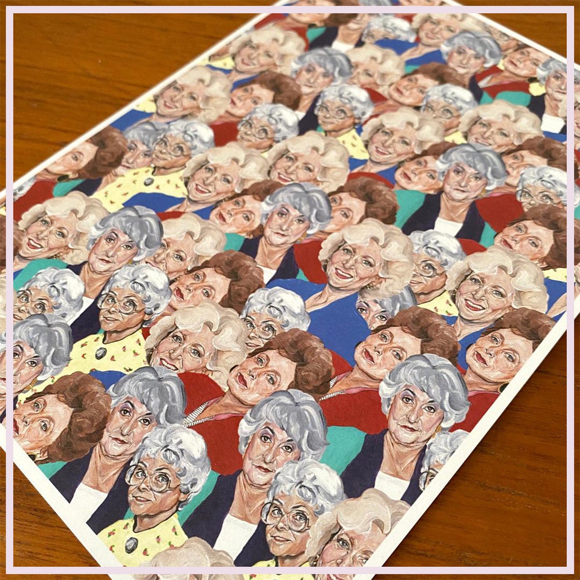 A5 Print The Golden Girls Pattern | Etsy