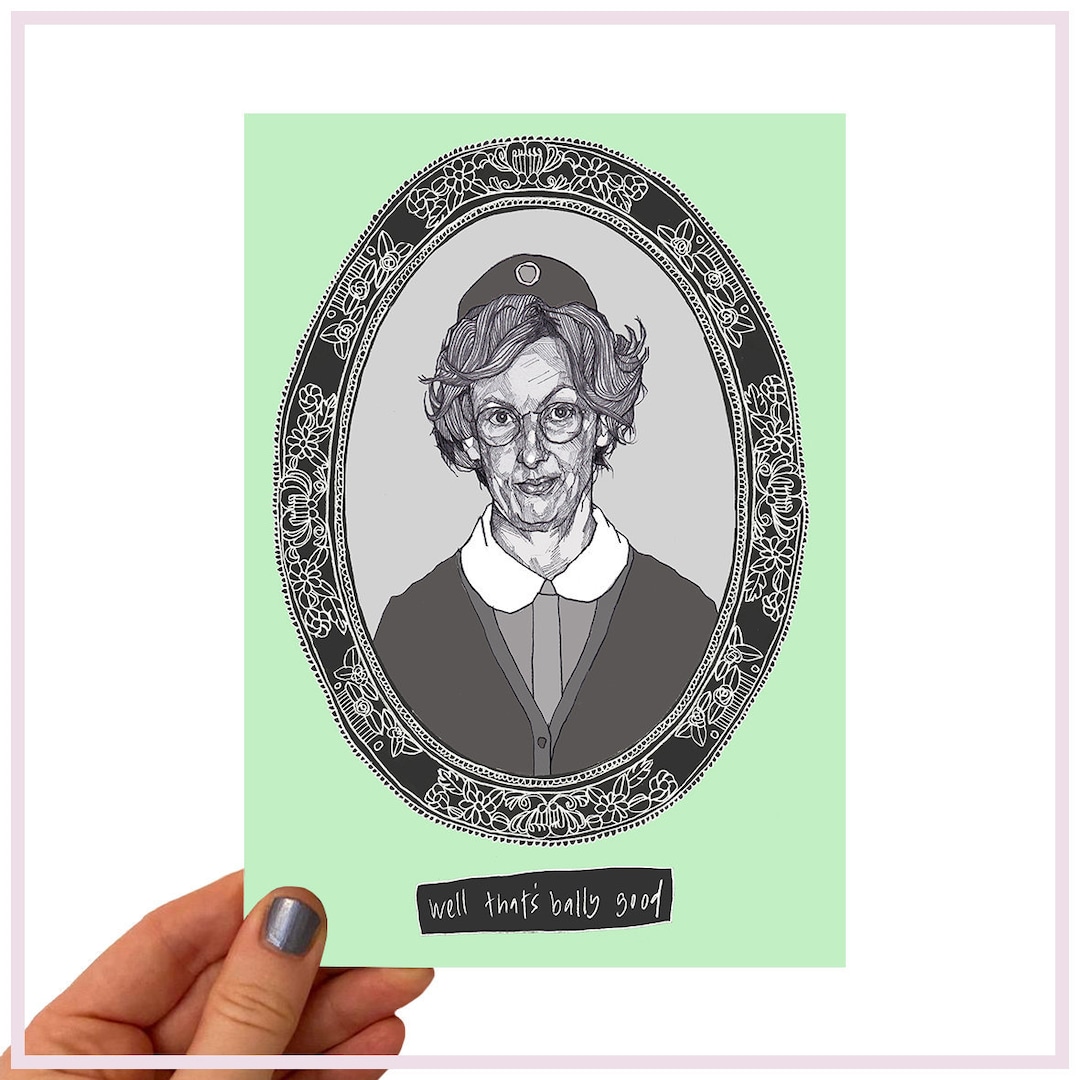 Greeting Card - Call the Midwife Chummy Noakes - Etsy