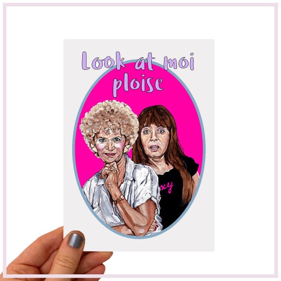 Greeting Card Kath & Kim Look at Moi - Etsy