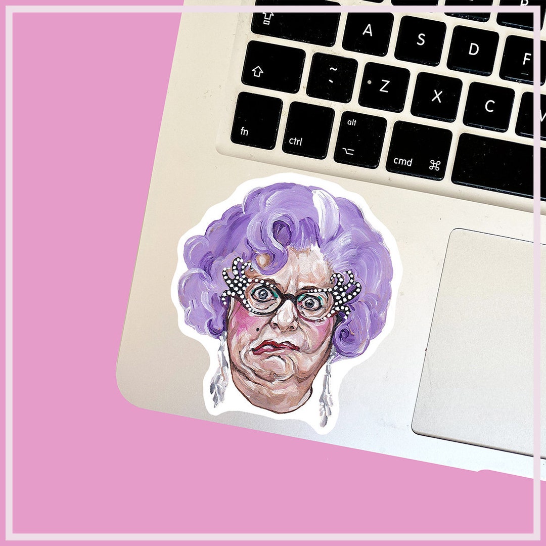 Vinyl Sticker - Dame Edna Everage - Etsy