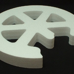 18" Broken Wheel, Floral Foam Form, Cemetery, Decoration, Styrofoam - Etsy