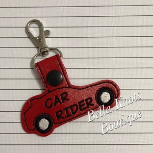 Car Rider Tag, Car Rider Backpack Tag, Car Rider, Personalized Name Tag ...