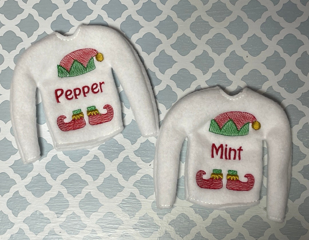 Personalized Elf Shirt, Elf Clothes, Elf Sweater, Christmas Sweater for ...