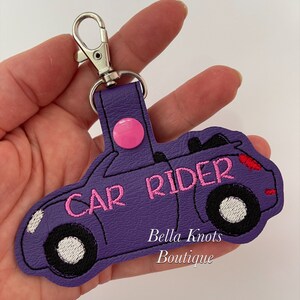 Car Rider Tag, Car Rider Backpack Tag, Personalized Name Tag ...