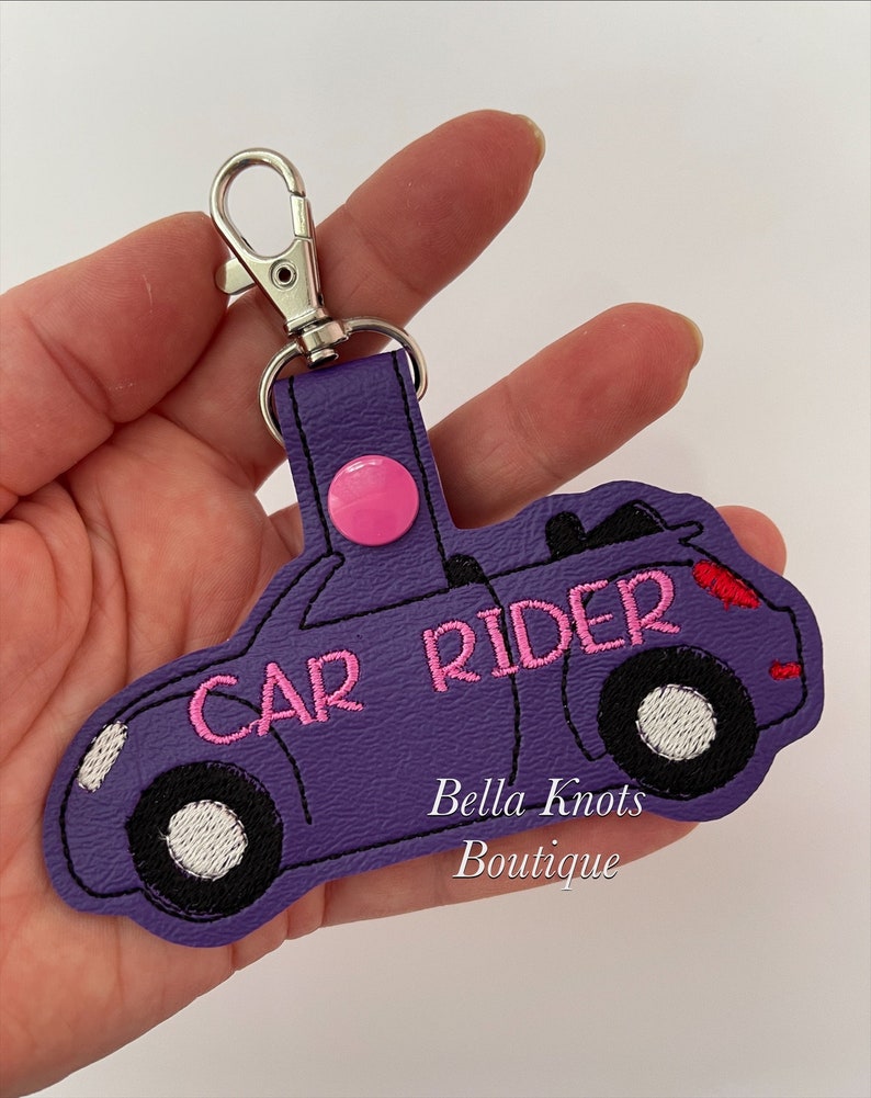 Car Rider Tag Car Rider Backpack Tag Personalized Name Tag - Etsy