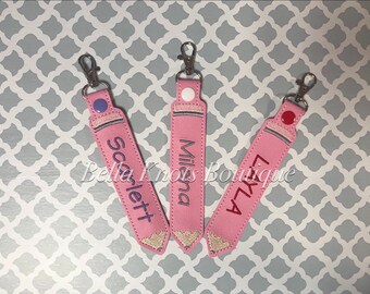 Personalized Pencil Backpack Name Tag Back to School - Etsy