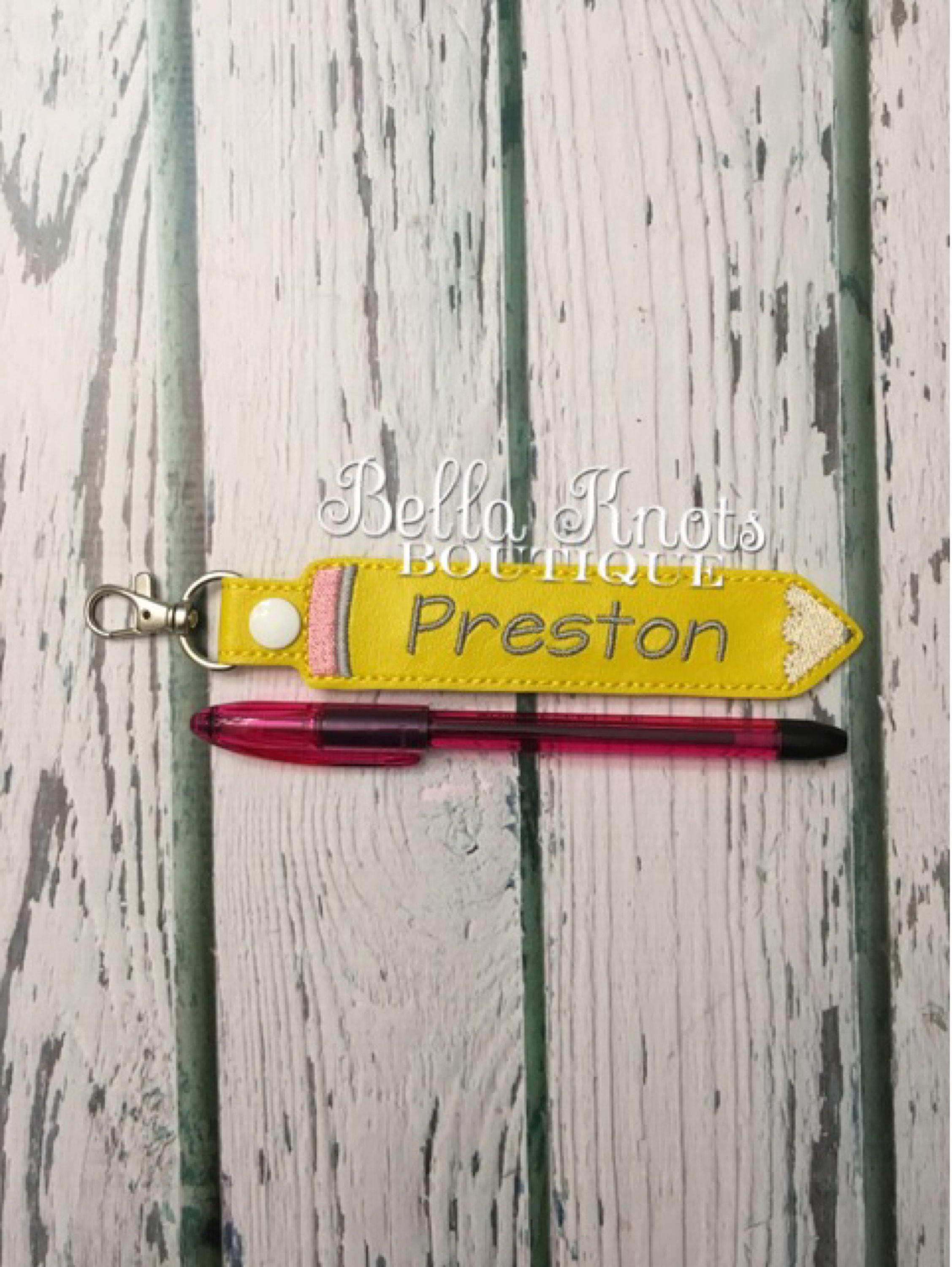 Personalized Name Tag Personalized Back Pack Name Tag Pencil - Etsy Ireland