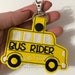 Bus Rider Backpack Tag, Personalized Tag, Backpack Bus Label, Backpack ...