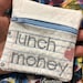 Lunch Money Bag Lunch Money Pouch Coin Purse back to - Etsy