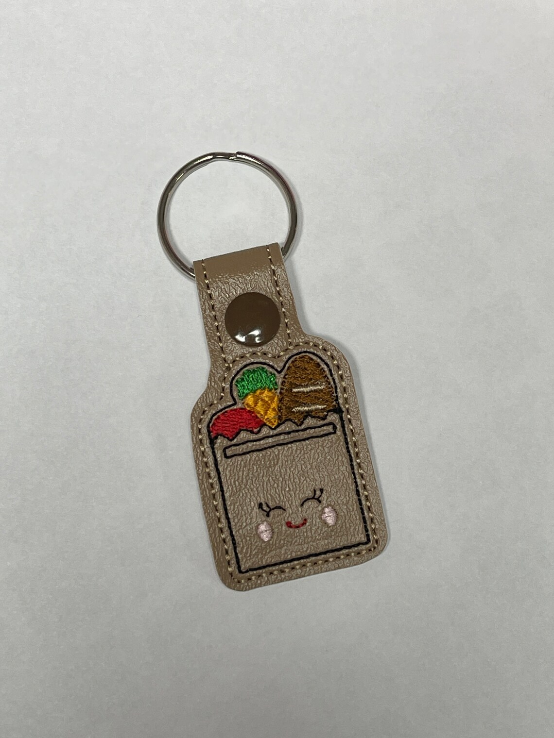 Grocery Bag Quarter Holder Keychain, Quarter Holder Key Chain, Coin ...