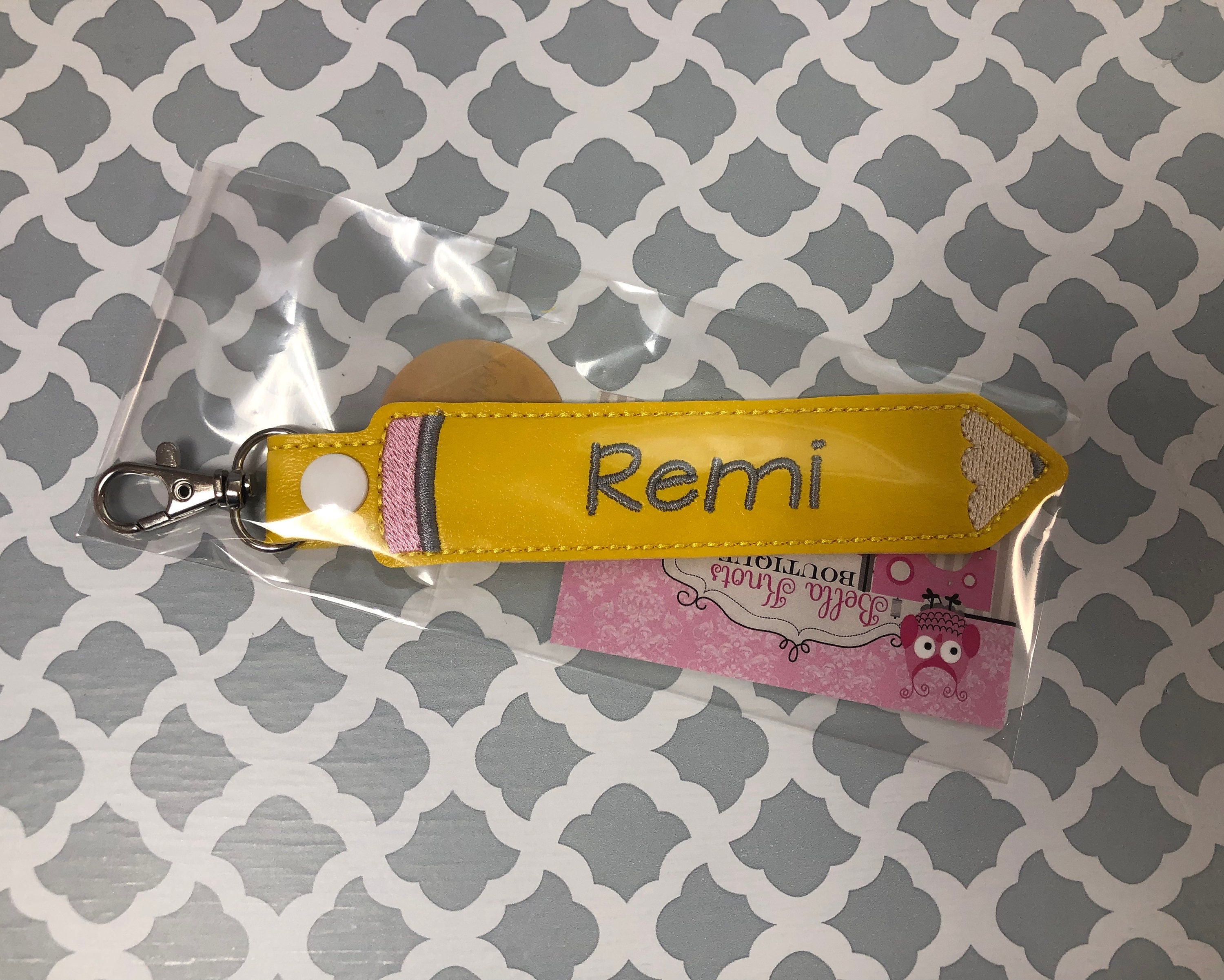 Personalized Name Tag Personalized Back Pack Name Tag Pencil - Etsy Ireland