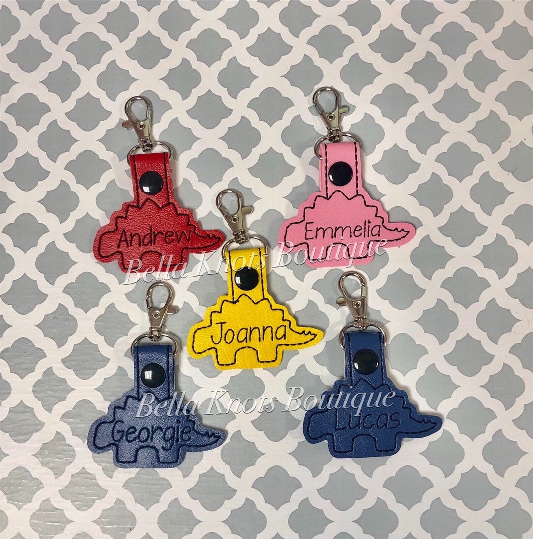 Dinosaur Personalized Bag Tag, Trex, Dino, Dinosaur Party Favor ...