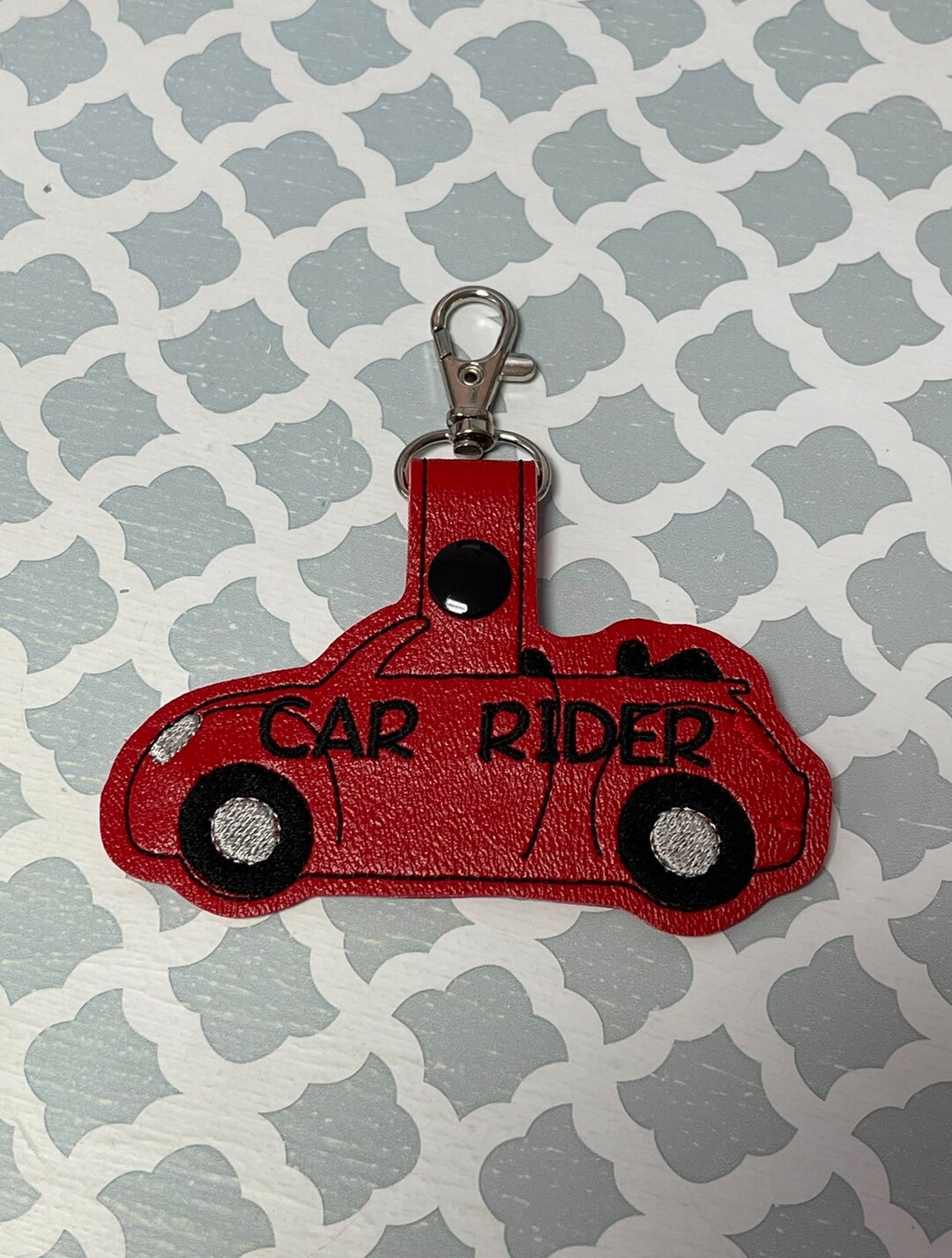 Car Rider Tag, Car Rider Backpack Tag, Car Rider, Personalized Name Tag ...