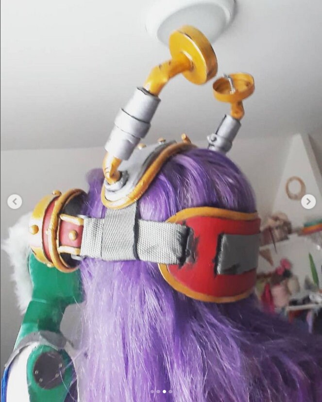 Inventor Pink Hair Anime Girl, Cosplay, Mei, Costume, Solorpunk ...