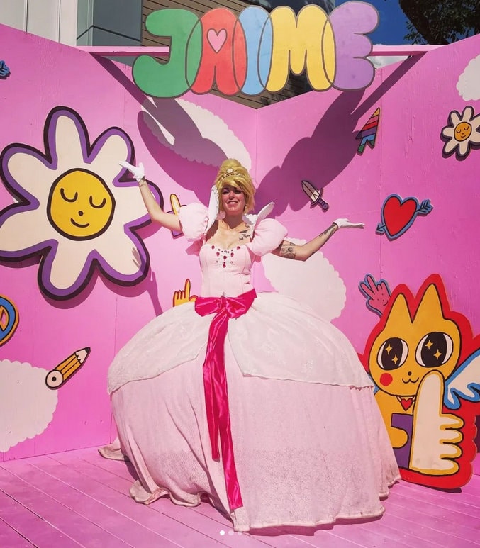 Lottie Cosplay, Costume Princess, Frog, Big Pink Puffy Dress - Etsy