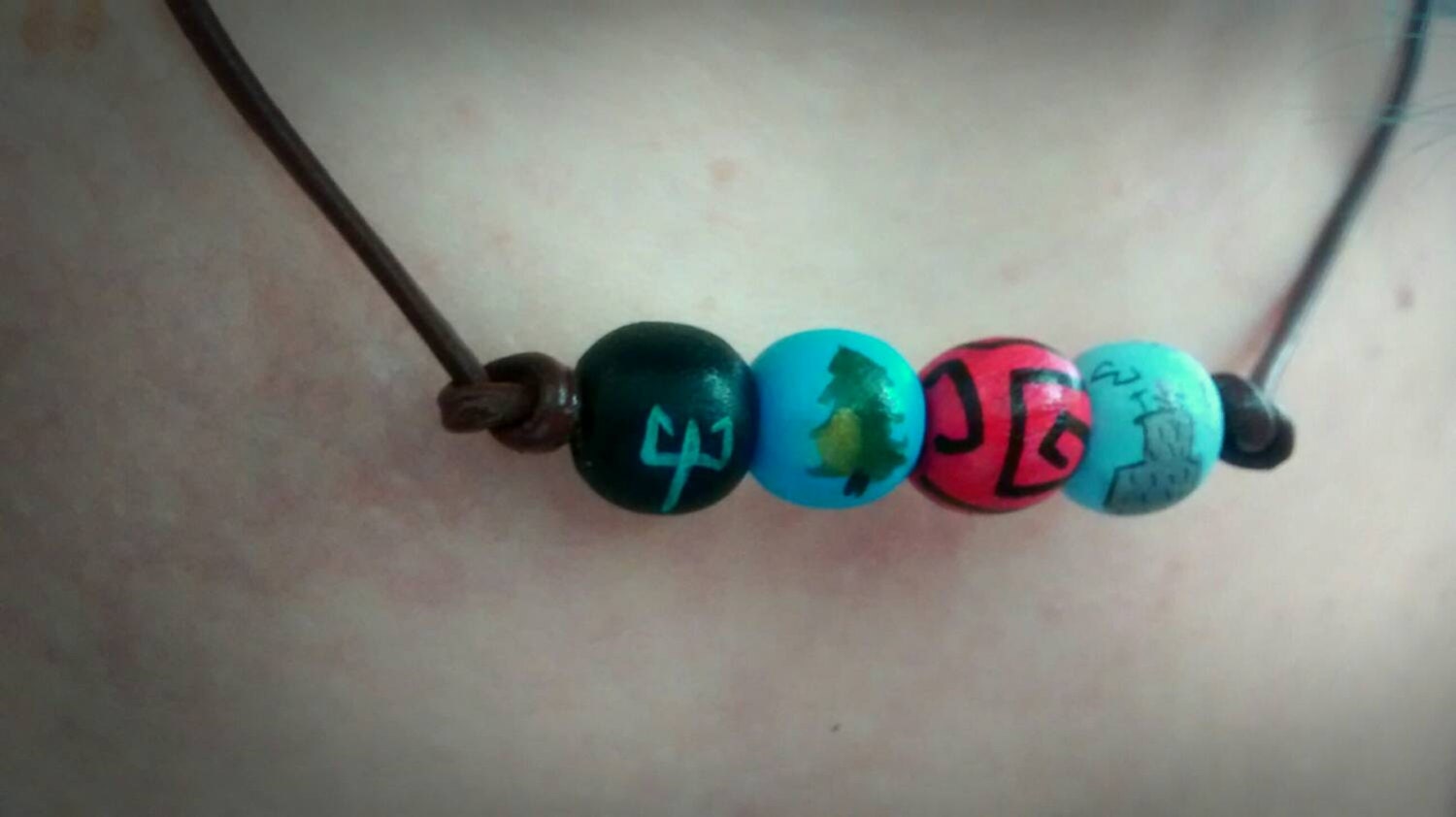 Percy's Camp Half-blood Necklaces 4 Beads Percy Jackson - Etsy