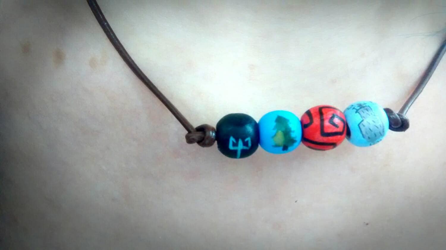Percy's Camp Half-blood Necklaces 4 Beads Percy Jackson - Etsy