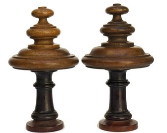 Wood finials | Etsy