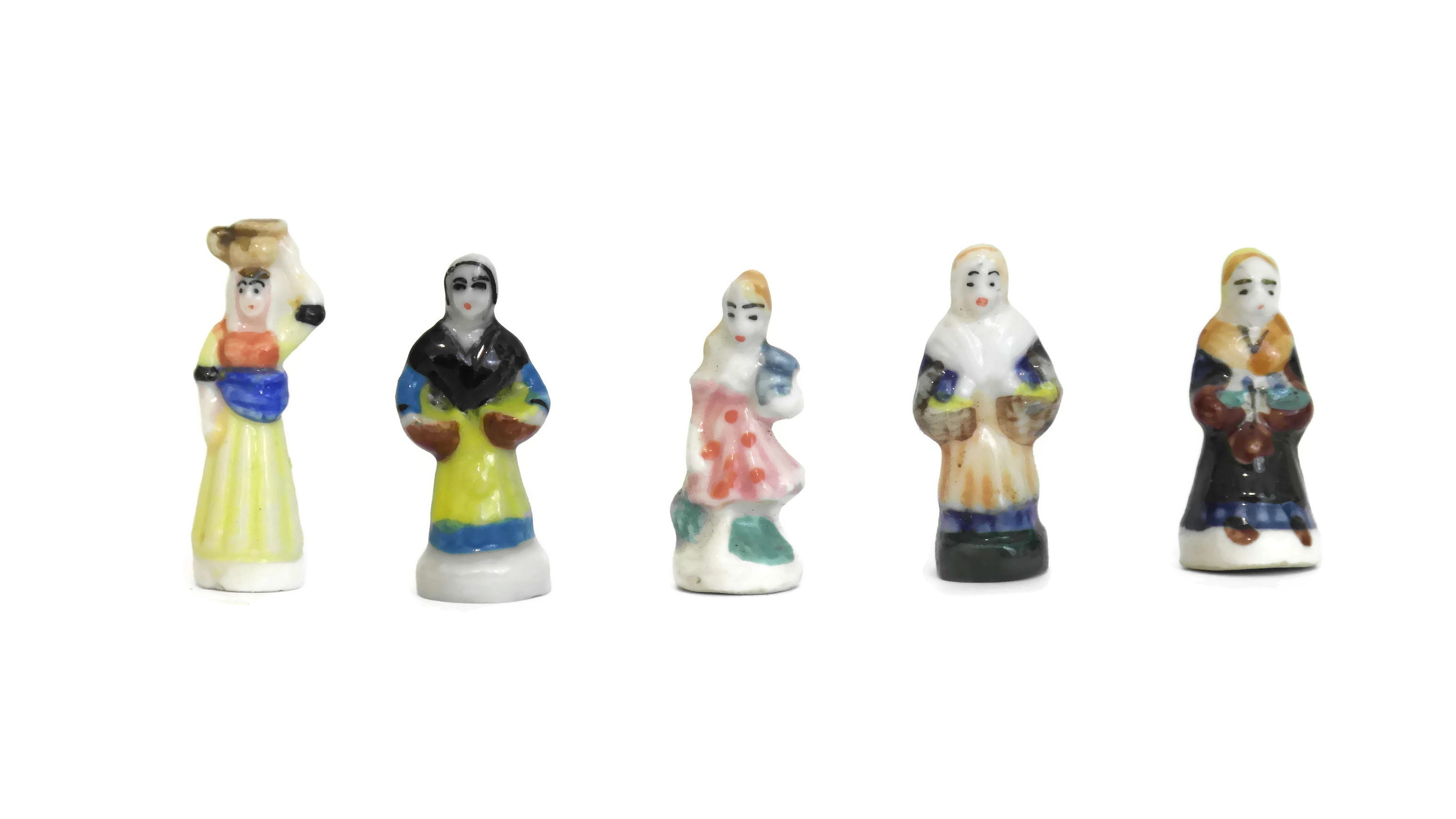 French Feves Christmas Nativity Set