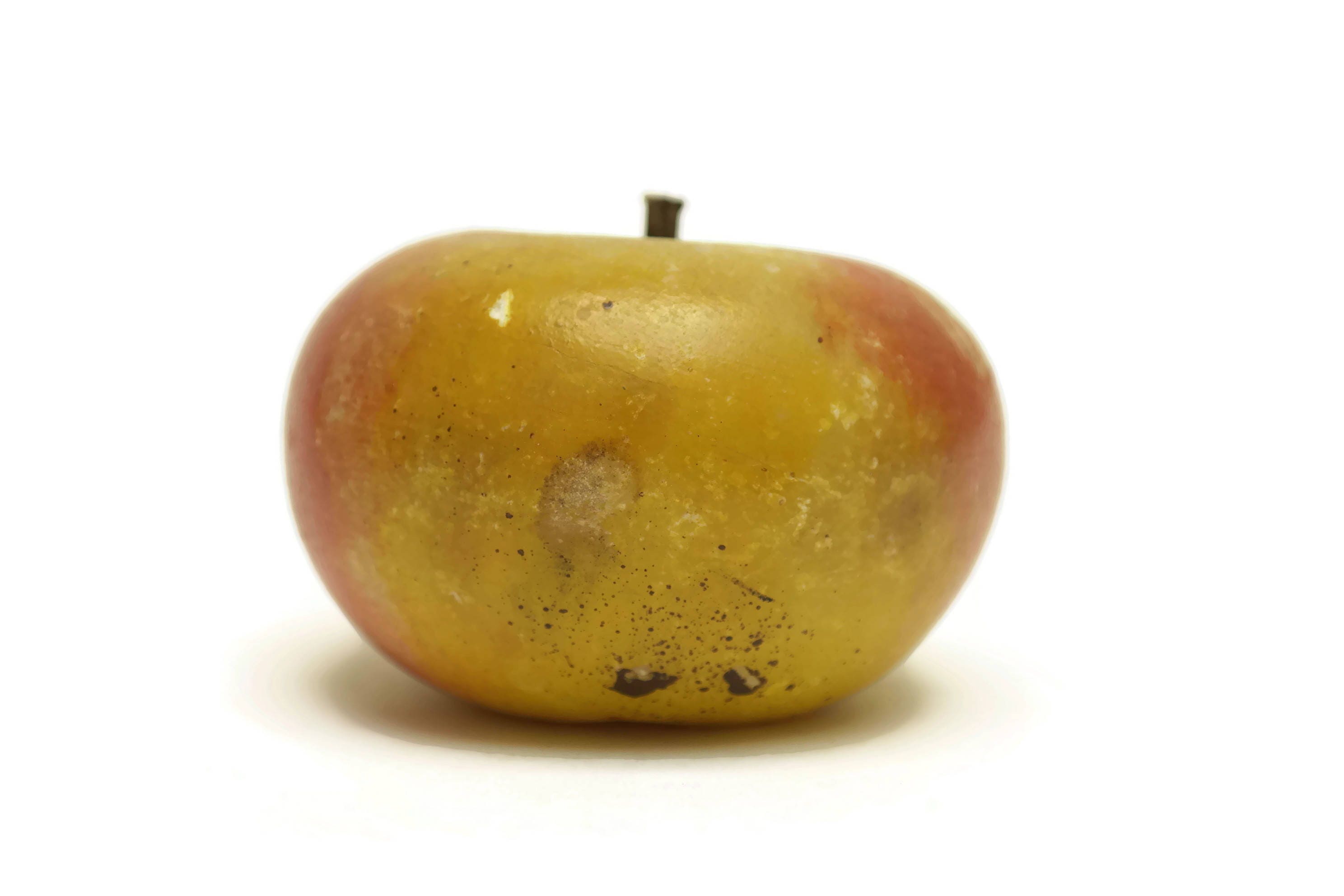 Vintage Italian Hand Carved Alabaster Apple. Faux Fruit Display. Apple ...