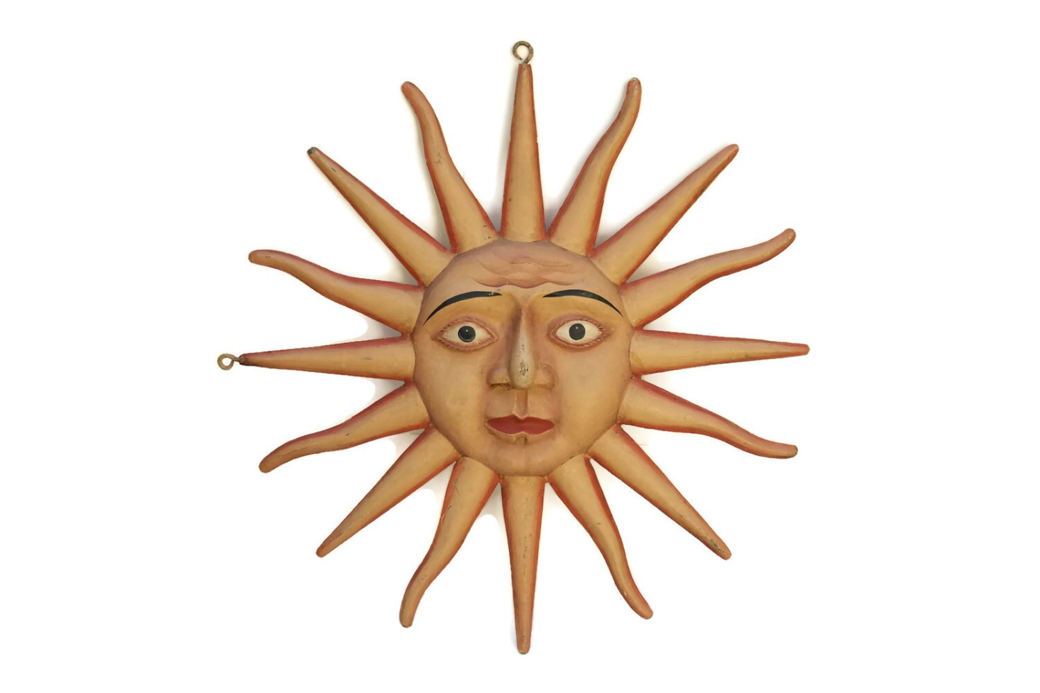 French Sun Sign Antique Sunburst Face Double Sided Antique Trade Sign french-sun-sign-antique-sunburst-face-double-sided-antique-trade-sign
