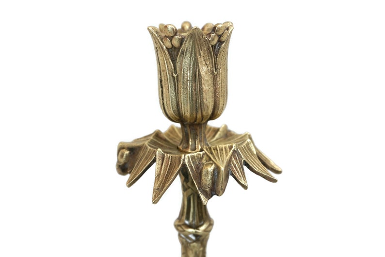 Antique French Bronze Candle Holder With Leaves and Berries - Etsy Antique French Bronze Candle Holder With Leaves and Berries - Etsy