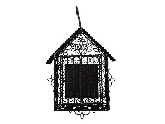 Antique French Wrought Iron Cemetery Cage Victorian Mourning | Etsy ...