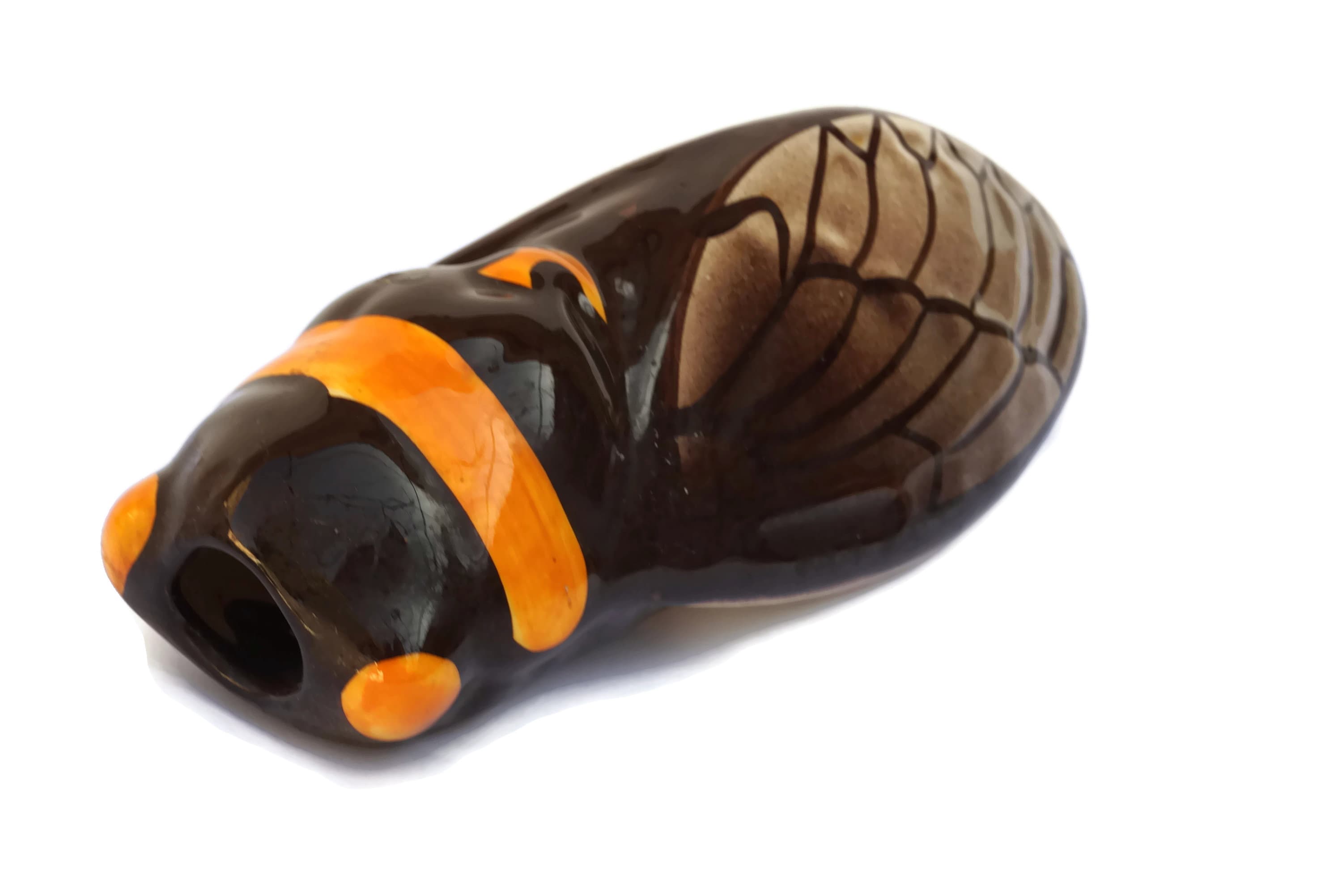 French Vintage Ceramic Cicada Vase, Wall Pocket Insect, Provence Garden ...