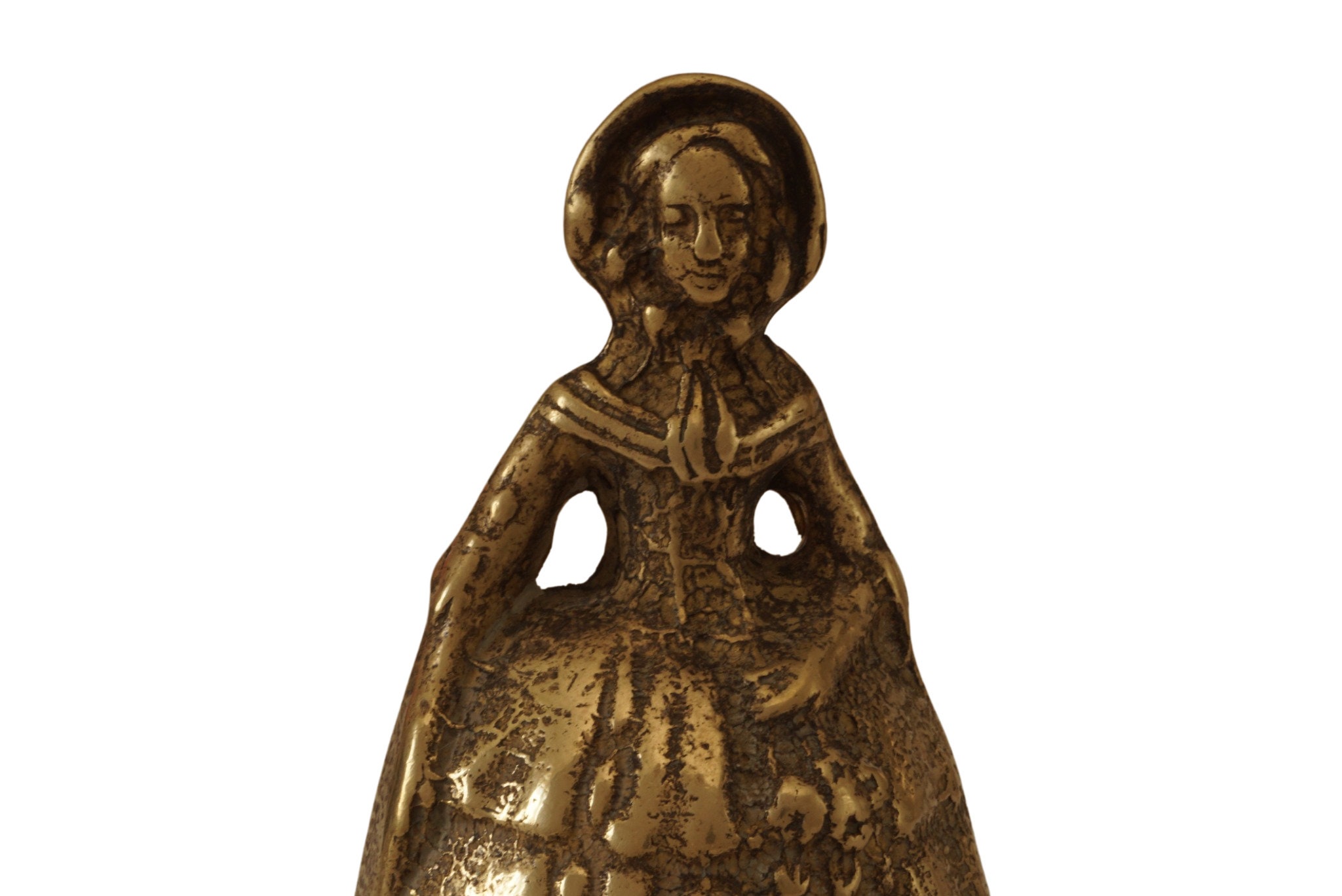 Brass Victorian Lady Table Bell