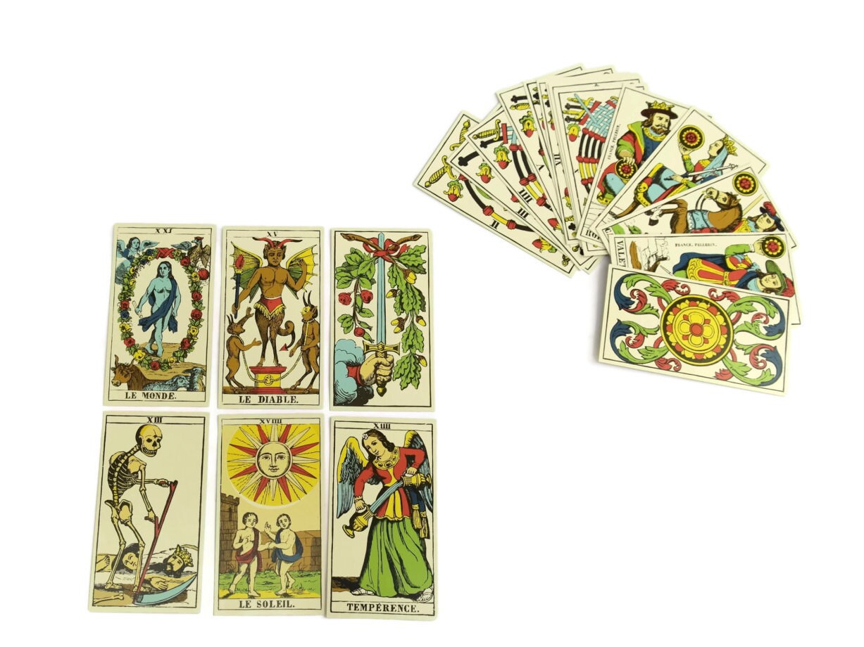French Tarot Deck Cards at Monte Stock blog