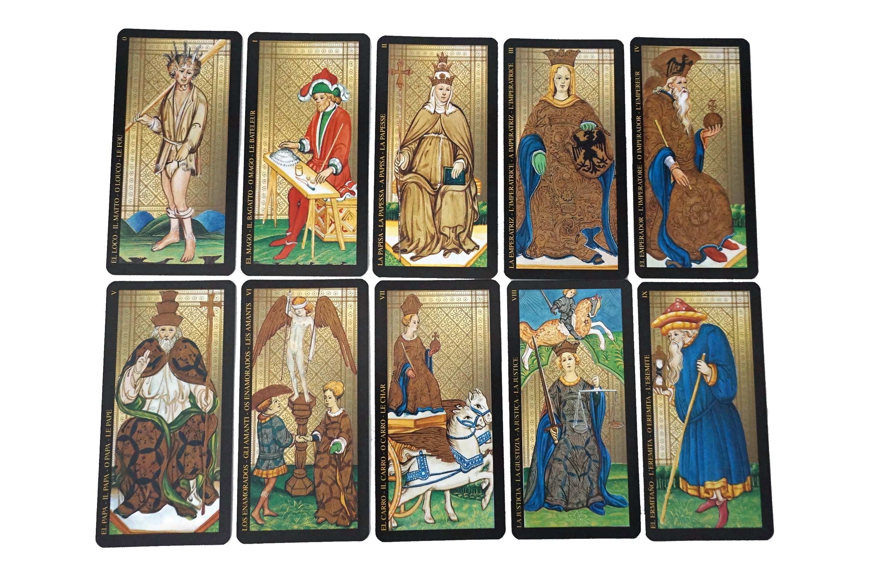 Visconti Sforza Tarot Card Deck Vintage Fortune Telling And Divination