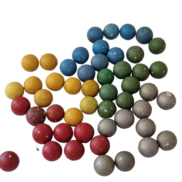 Clay Marbles - Etsy