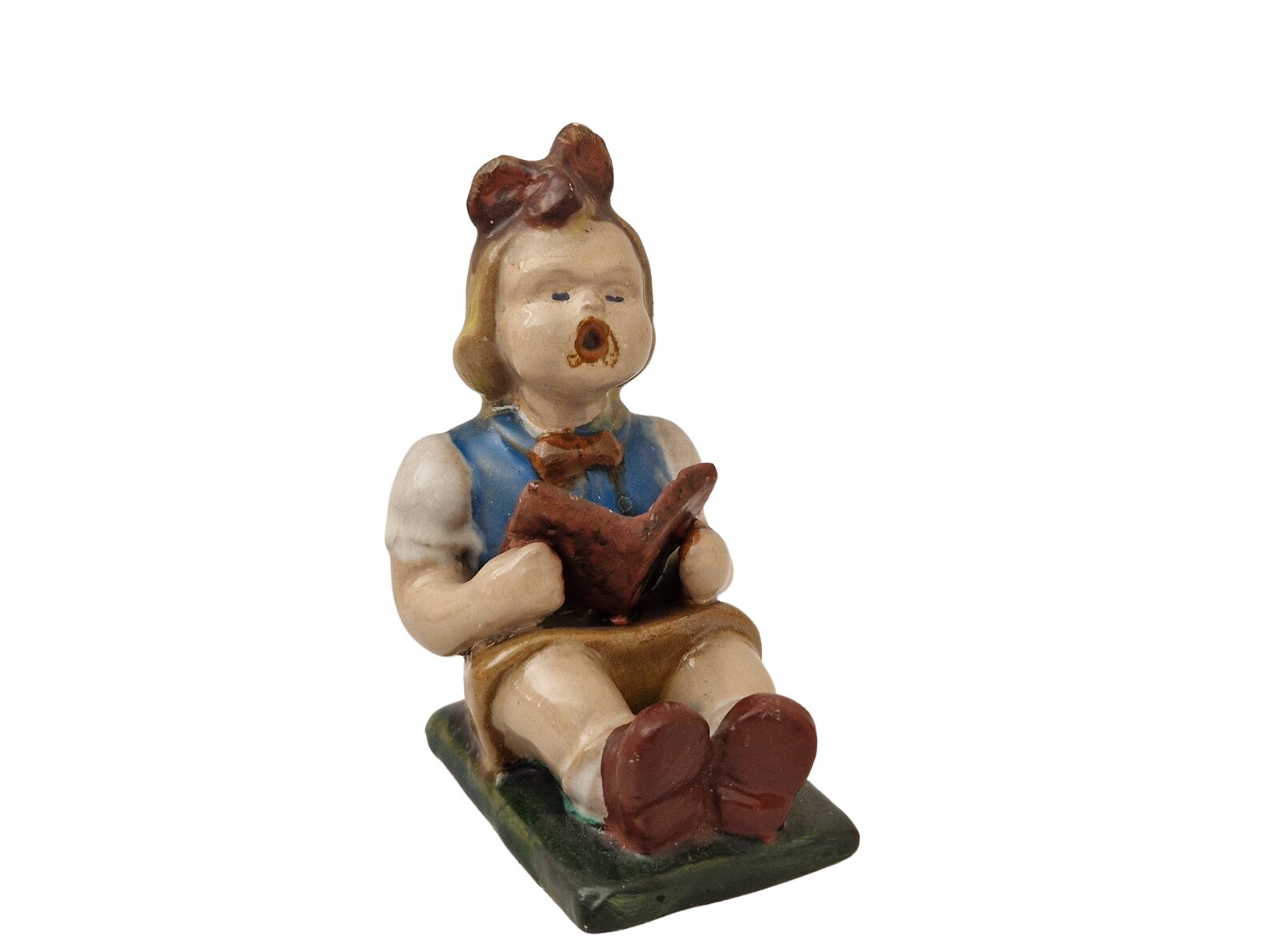 Art Deco Singing Girl Ceramic Figurine by Gyarmati Gyorgy - Etsy