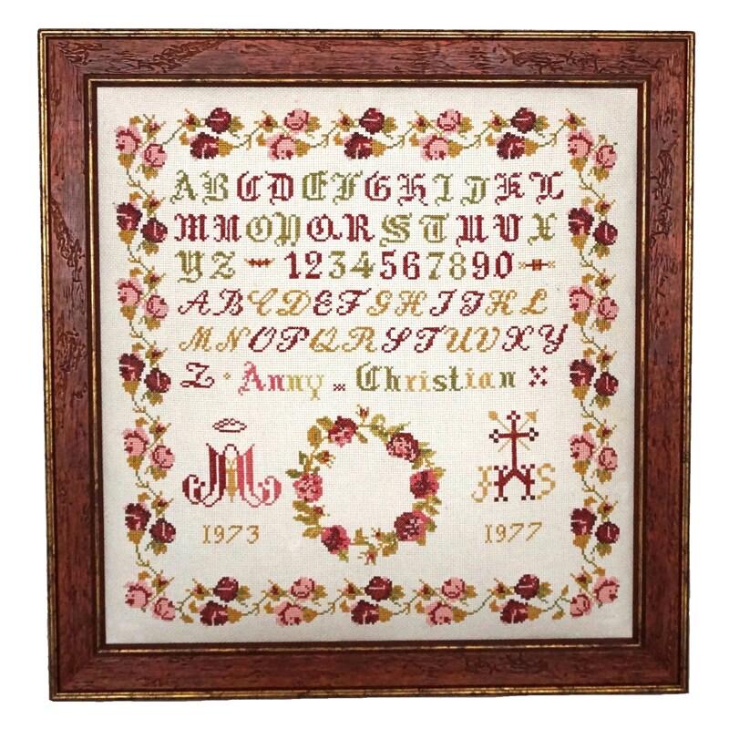 Cross Stitch Sampler - Etsy