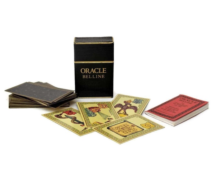 French Vintage Belline Oracle Cards. Complete Deck of Vintage Fortune ...